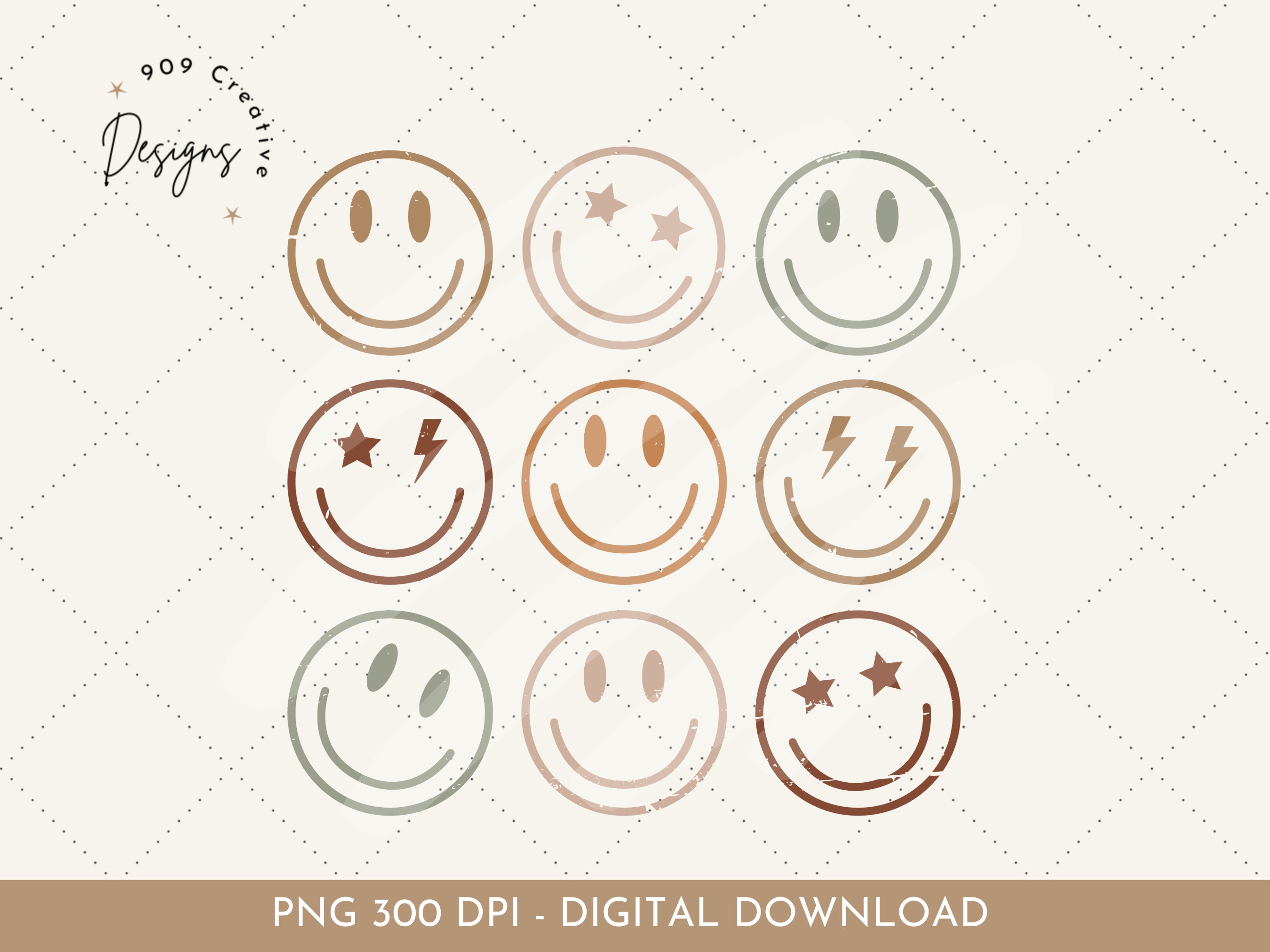 Retro Smiley Face Png, Emoji Clipart, Trendy Happy Face Png, Good Vibes ...