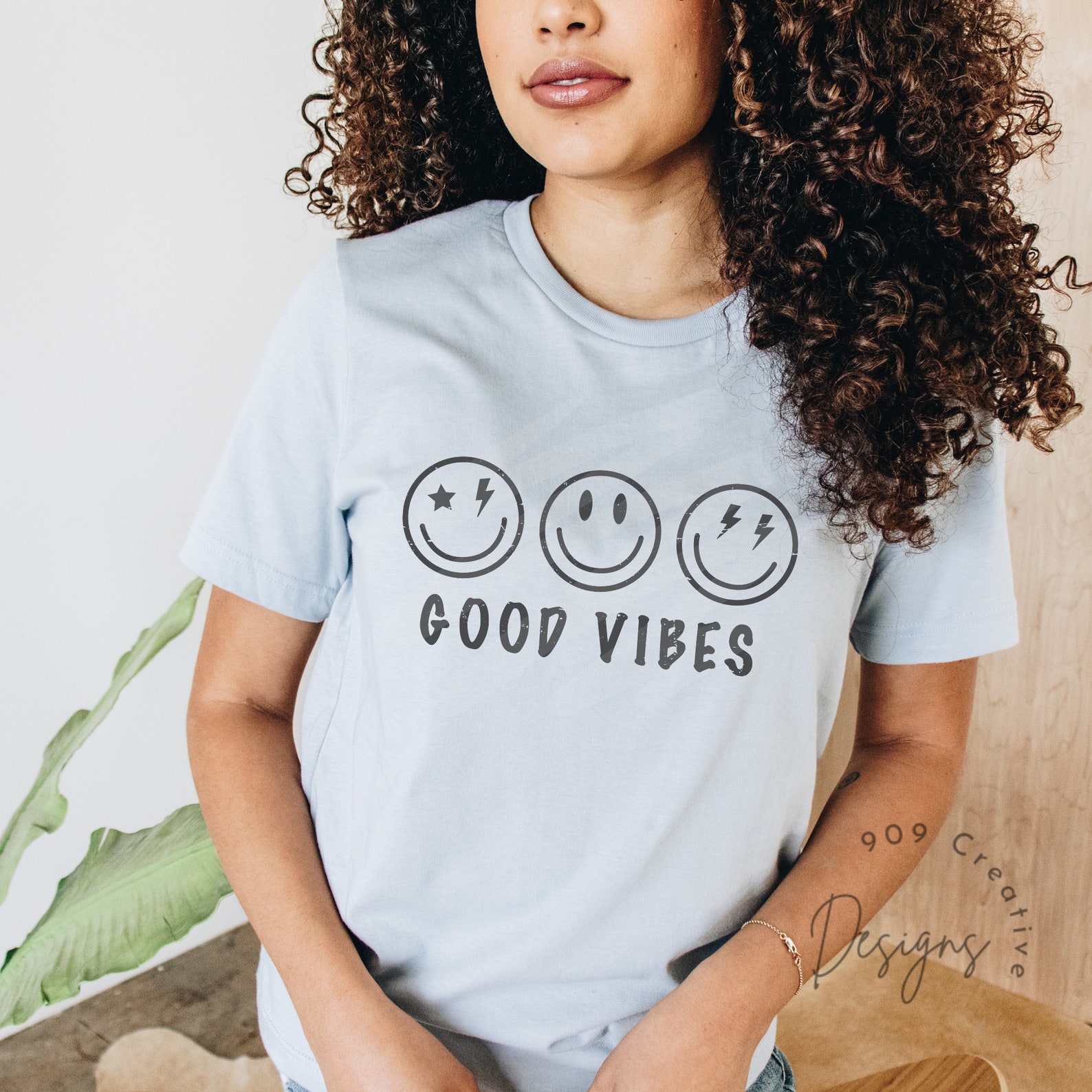 Retro Good Vibes Smiley Face Png Trendy Png Happy Face Png - Etsy