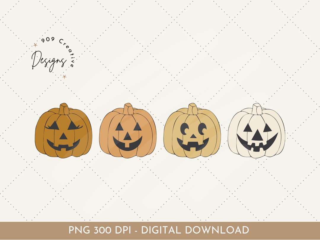Boho Pumpkin Png, Halloween Png, Fall Vibes Png, Jack O Lantern ...