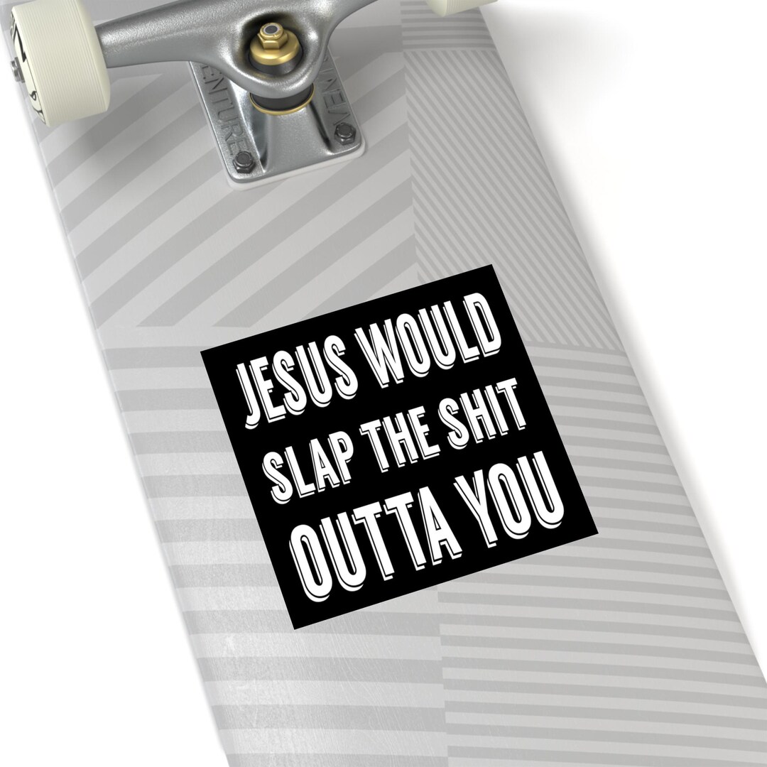 WWJD NSFW Square Sticker | Indoor | Outdoor | Decal | Bumper Sticker ...