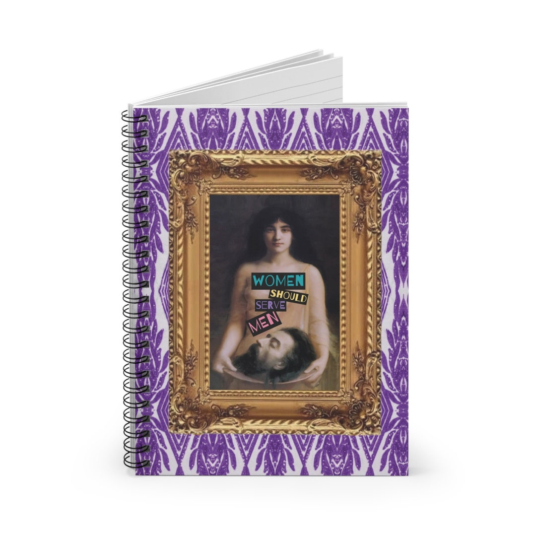 Serve Men Spiral Notebook feminist Masterpiece: Benner, Salomé - Etsy