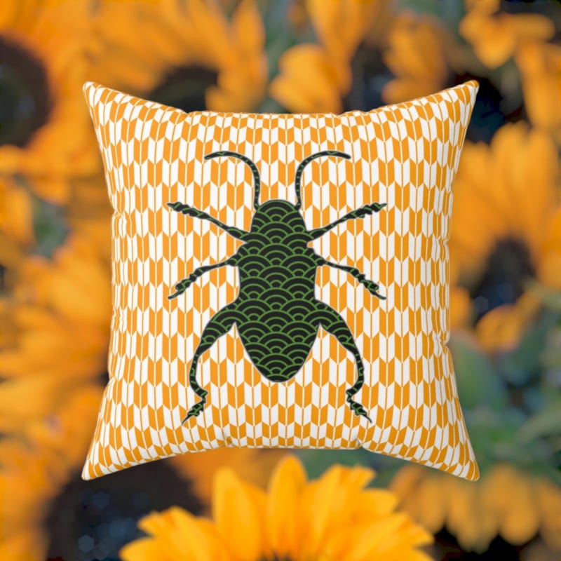 Insect Pillow - Etsy