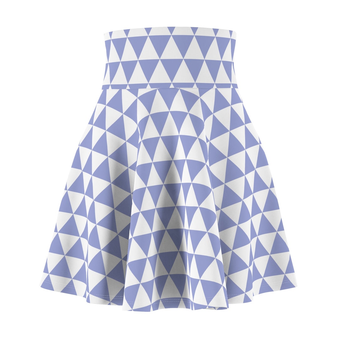 Minnie's Periwinkle Pyramid Skater Skirt XS-2XL - Etsy