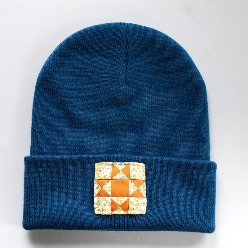 Quilt Block Knit Hat - Etsy
