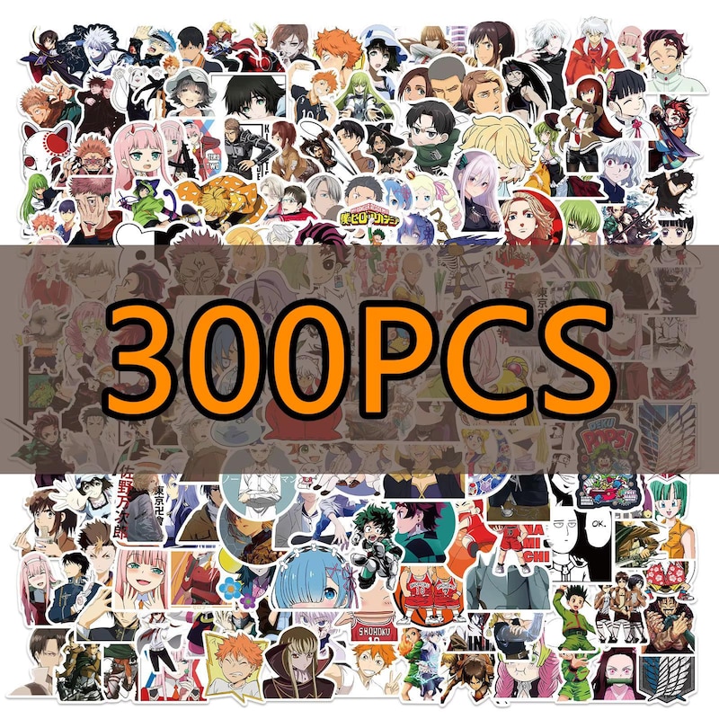 Anime Sticker Pack - Etsy