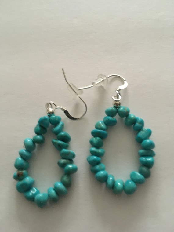 Southwestern pierced earrings native - Gem