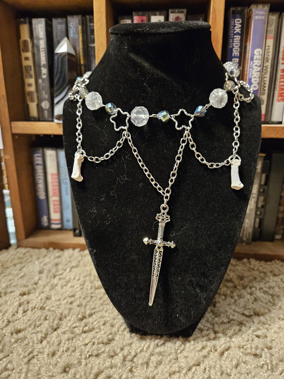 Sword Toe Bone Necklace - Etsy