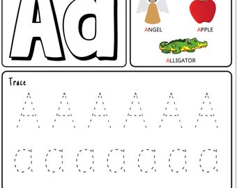 26 Printable Lowercase and UPPERCASE Alphabet Tracing Worksheets ...