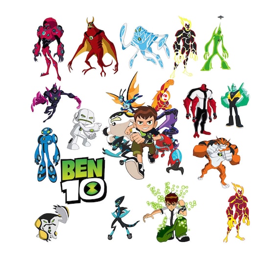 Cartoon Characters Ben 10 Png Ben XLR8 Svg, Monster Svg, Ben 10 Svg,