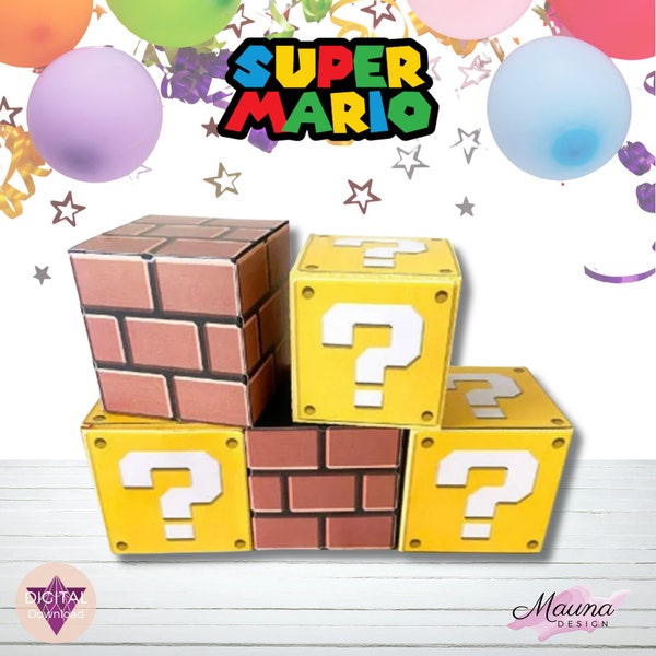 Super mario bros bloques - Etsy México
