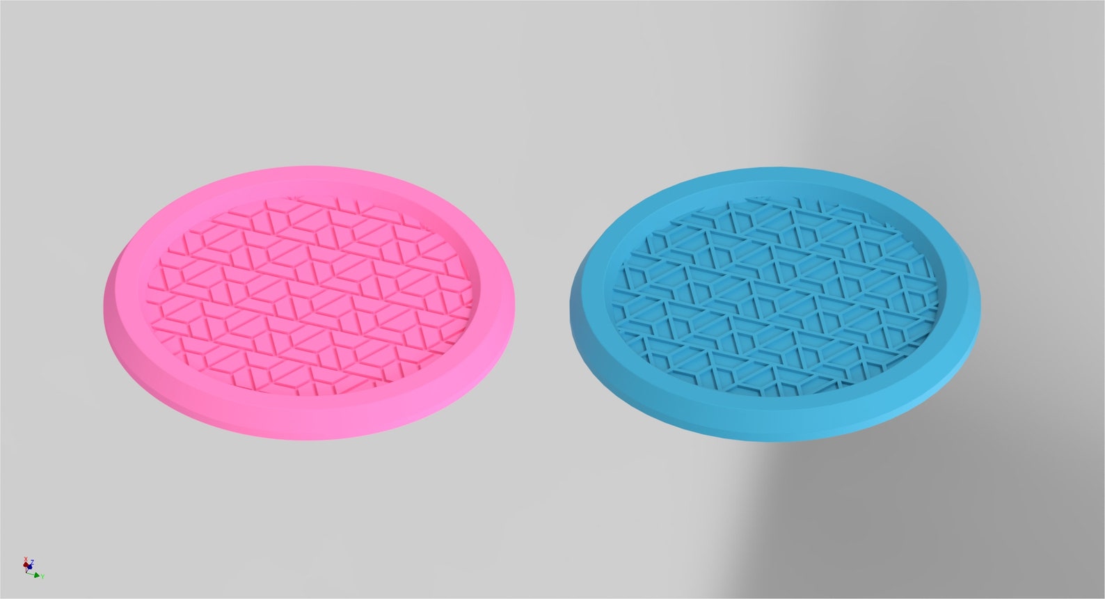 3D Printedrounddrink Coasters STL Files STL Pack - Etsy