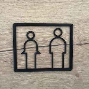 Toilet, WC, Door Sign, STL File, 3D Printing Files, Wall Art - Etsy