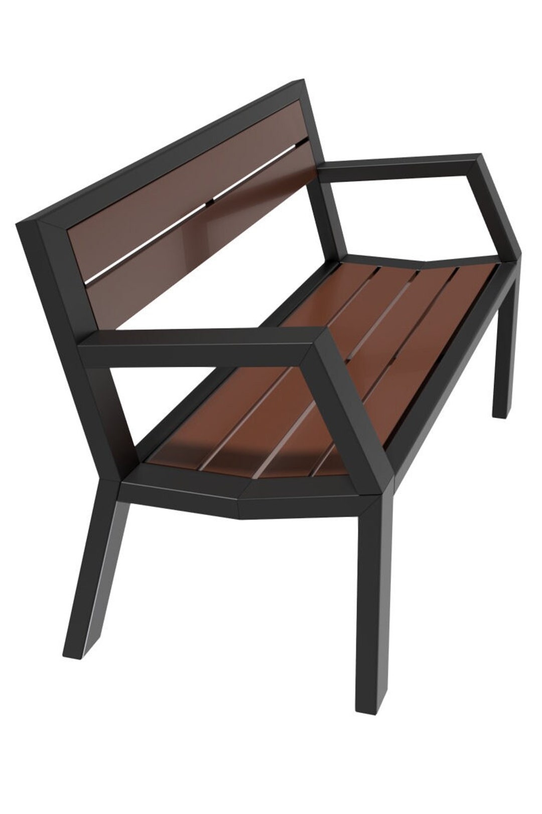 DIY Metal & Wood Garden Bench Plans: Welding Project (DXF, PDF) - Etsy