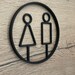 Toilet Sign, STL File, 3D Printing Files, Wall Art - Etsy UK