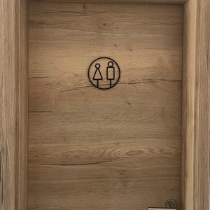 Toilet Sign, STL File, 3D Printing Files, Wall Art - Etsy