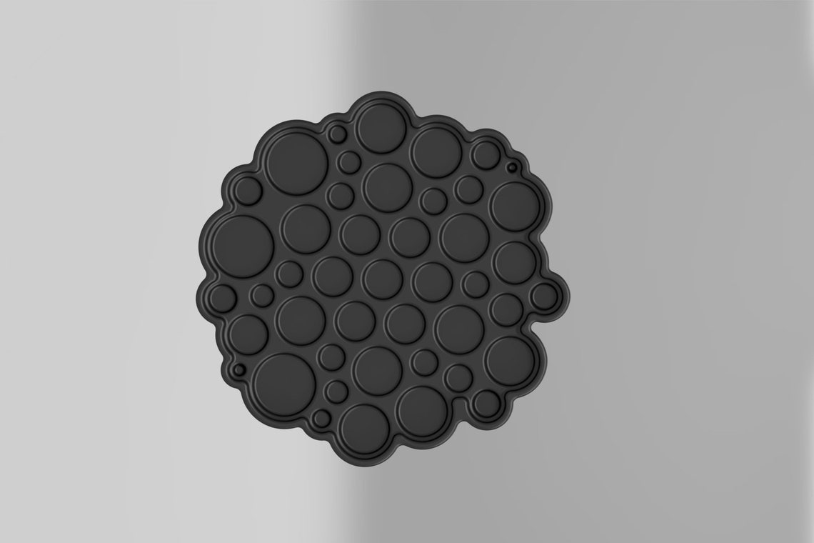 3D Printed Coaster STL Files for 3D Printing Coaster With | Etsy