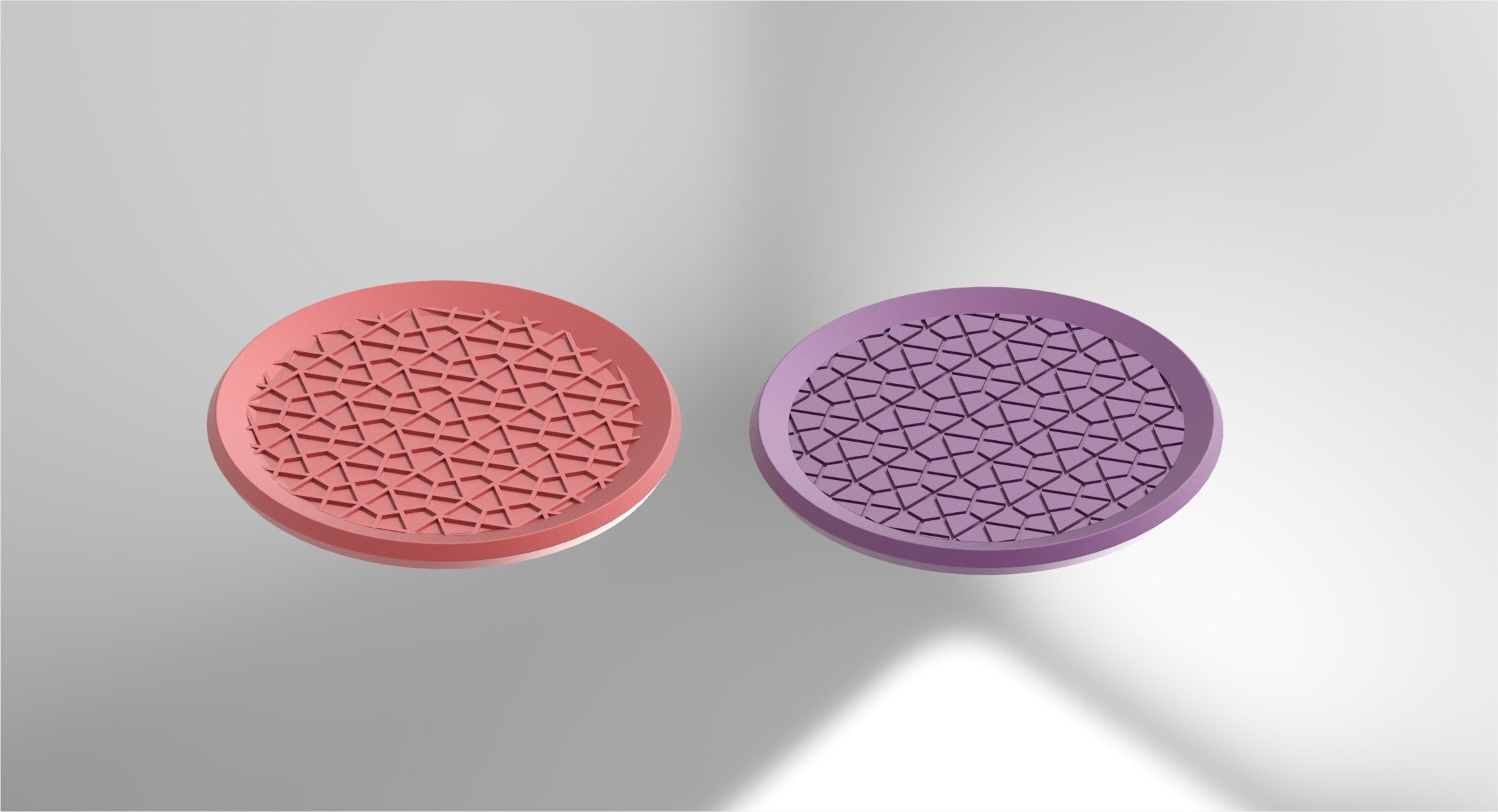 3D Printed,drink Coasters, STL Files, STL Pack - Etsy