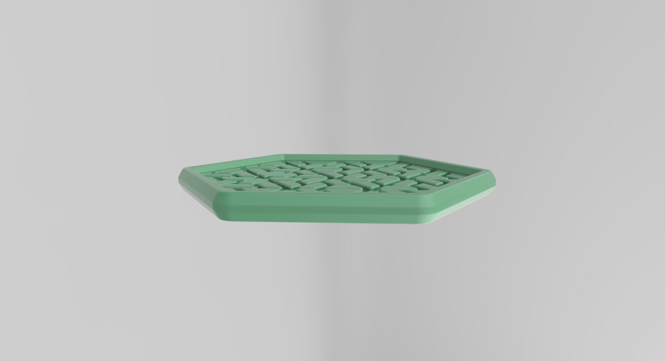 3D Printed Coaster, STL Files, for 3D Printing, Hexagonal Pattern ...