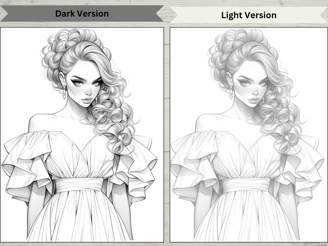 50 Boho Girl Coloring Pages for Adults, Beautiful Girl Coloring Page ...