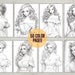 50 Boho Girl Coloring Pages for Adults, Beautiful Girl Coloring Page ...