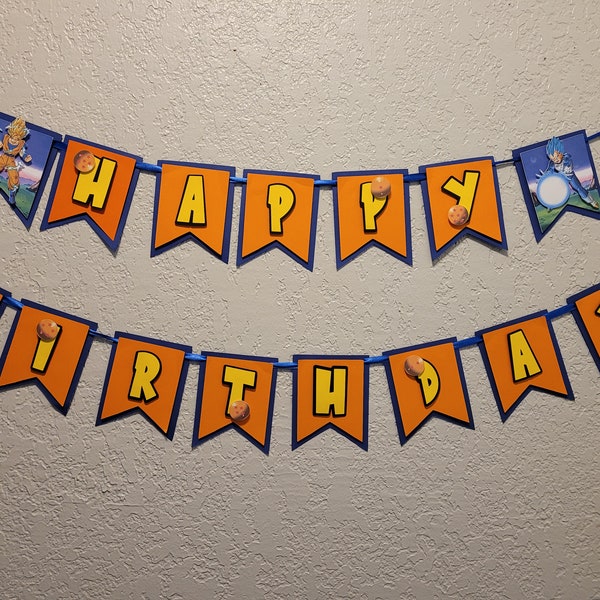 Dragonball Z Banner - Etsy
