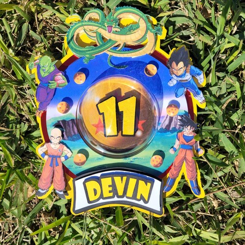 Dragon Ball Z Cake Topper - Etsy