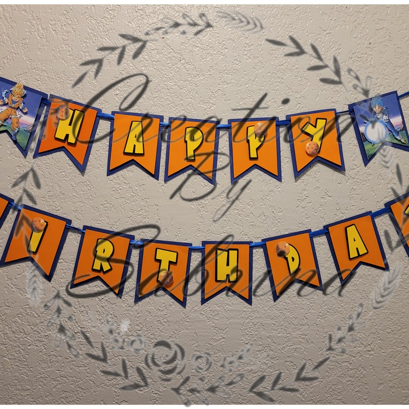 Dragon Ball Z Banner - Etsy