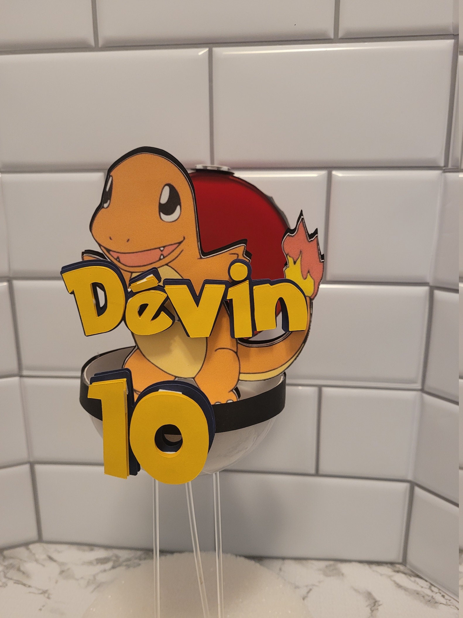 Pokemon Cake Topper - Etsy