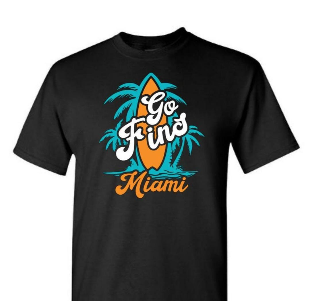 Miami Football Team T-shirt Sweatshirt Hoodie, Go Fins, Fins up ...