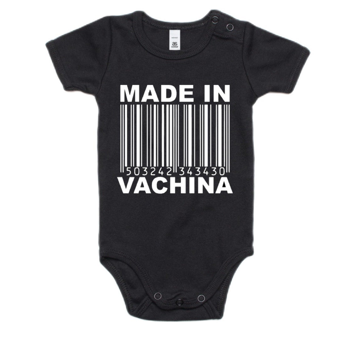 Made in Vachina One Piece Infant Baby - Funny Bodysuit Romper - Made in ...