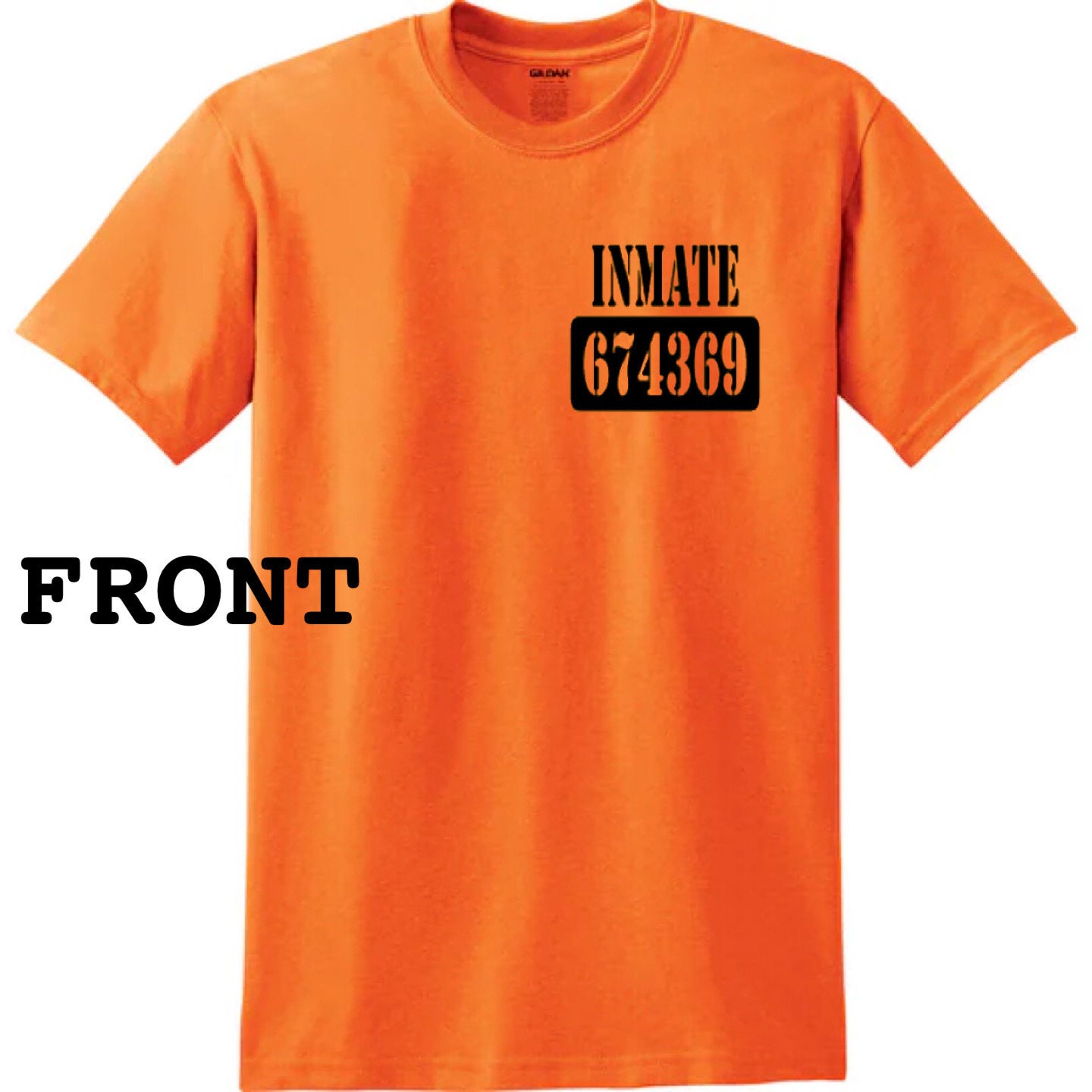 County Jail Inmate Halloween Costume Jail Prison T-Shirt