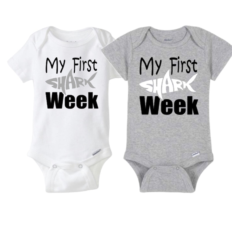 Blue Shark Onesie - Etsy