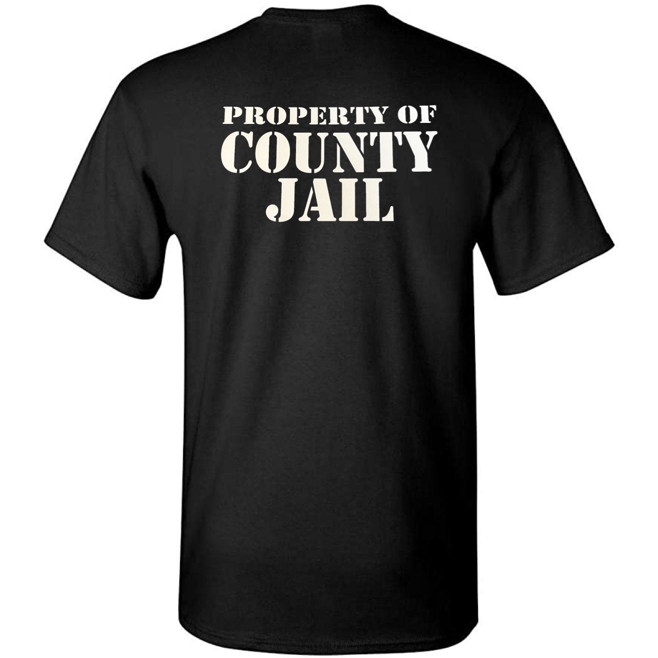 County Jail Inmate Halloween Costume Jail Prison T-Shirt