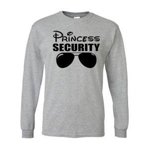 Disney Princess Security T-shirt Sweatshirt Hoodie, Theme Park Security ...