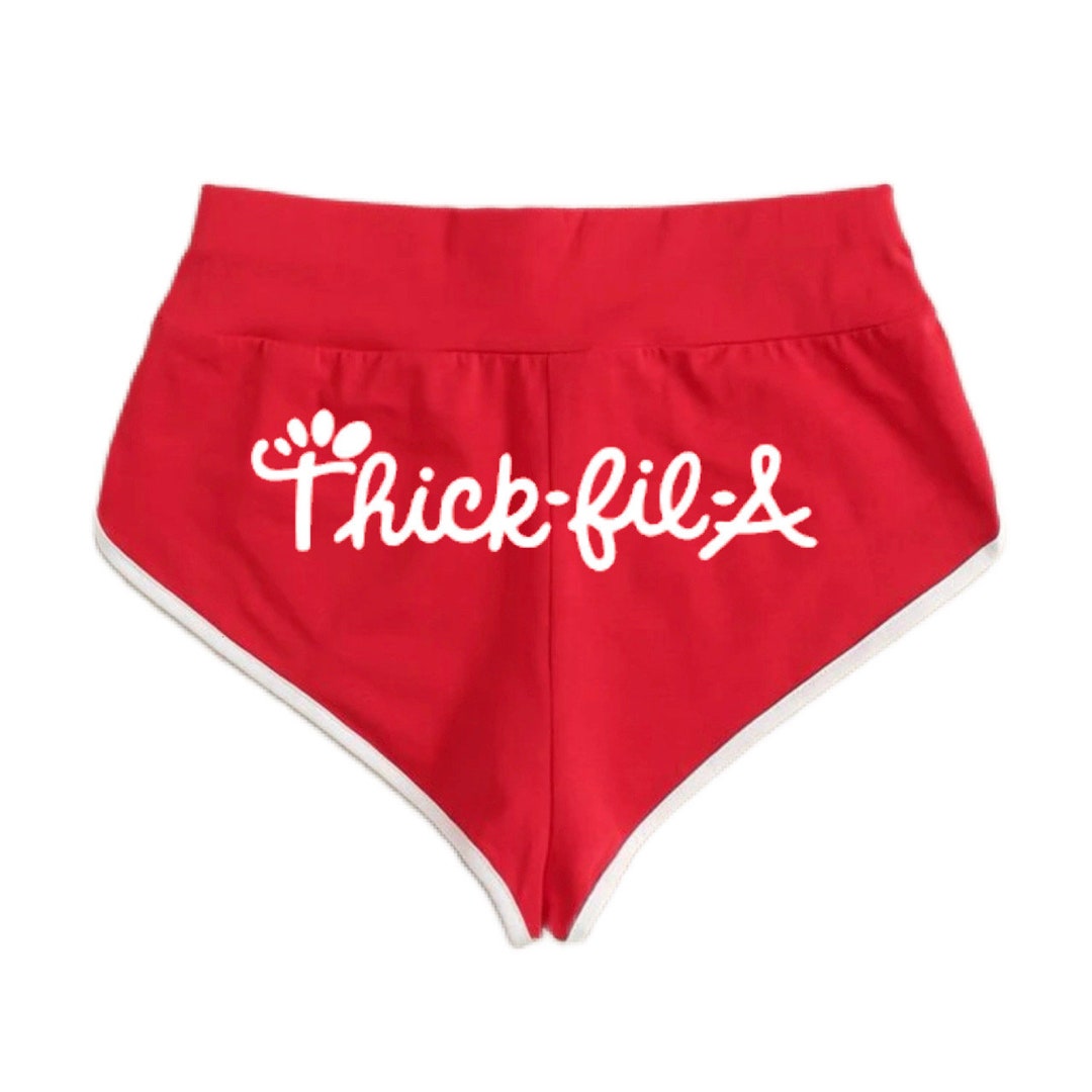 Womens Ladies Cheeky Booty Shorts - Thick-fil-a - Naughty Sexy Hot ...