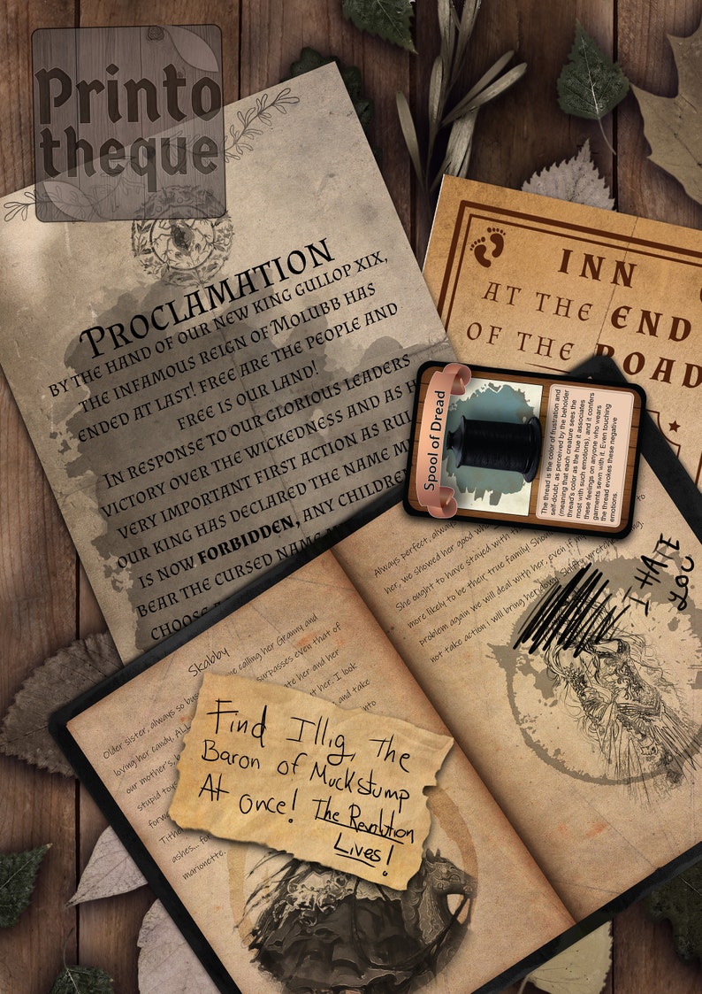 Wild Beyond the Witchlight D&D Handouts CHAPTER 02 Bundle - Etsy