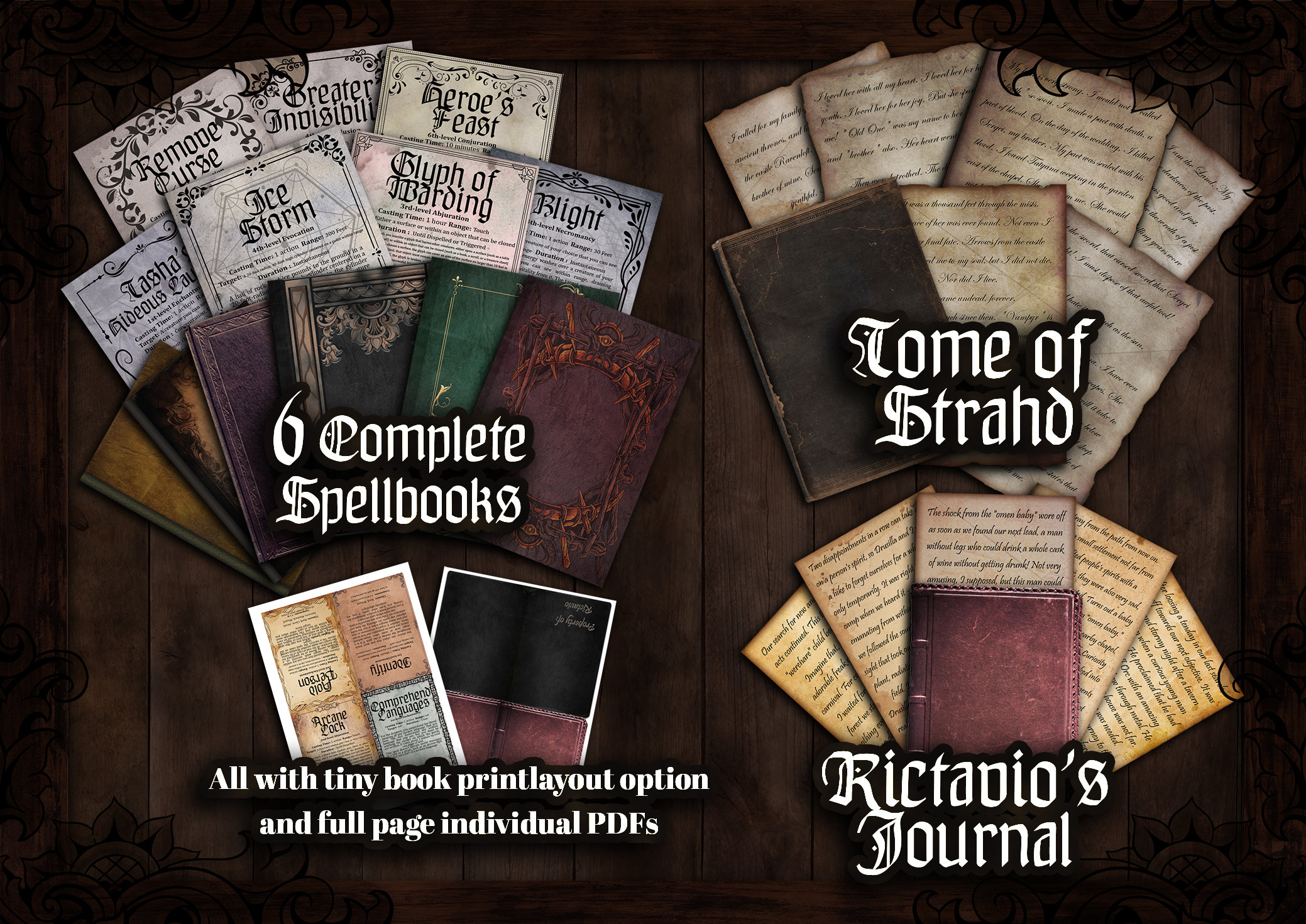 Curse of Strahd 140 D&D Handouts and Assets Bundle Dnd - Etsy UK