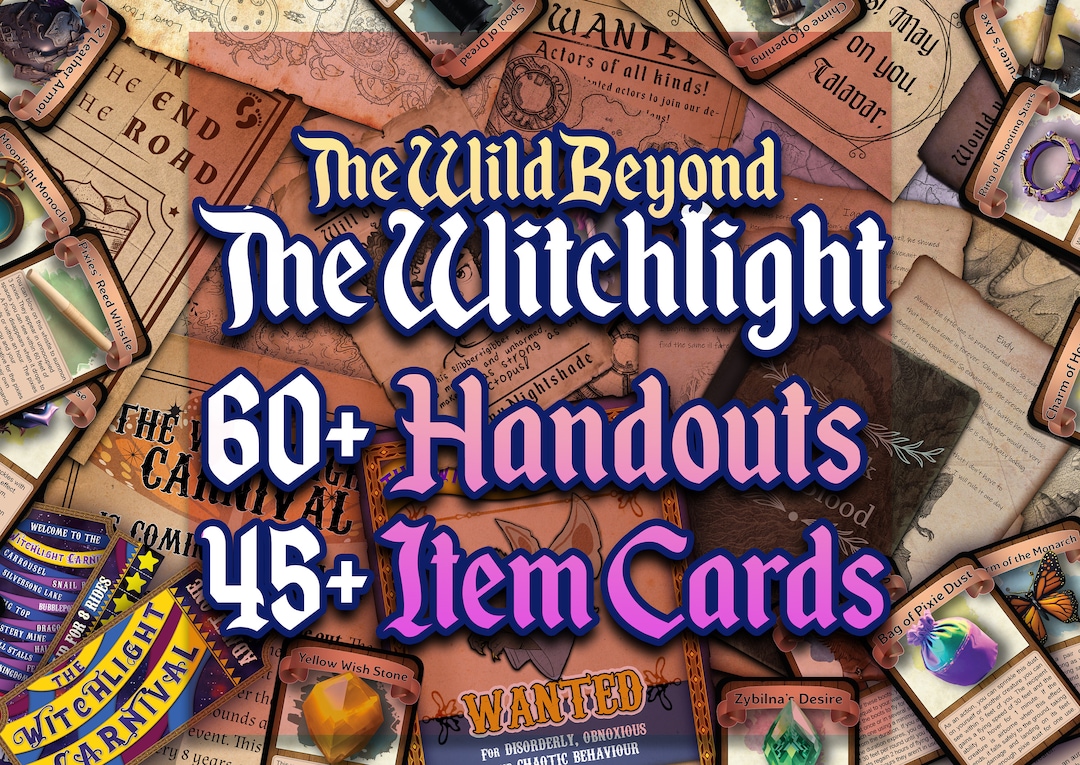 Wild Beyond the Witchlight D&D Handouts - Campaign Assets - Dnd - Resources - Hither - Thiter ...
