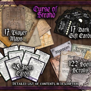 Curse of Strahd D&D Handouts: 140+ Printable Immersive Letters, Scrolls ...