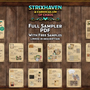 Strixhaven D&D Handouts: 100+ Printable Immersive Letters, Scrolls and ...