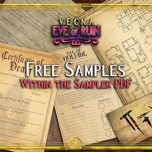 Vecna Eve of Ruin D&D Handouts: 100+ Printable Immersive Letters ...