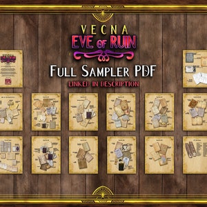 Vecna Eve of Ruin D&D Handouts: 100+ Printable Immersive Letters ...