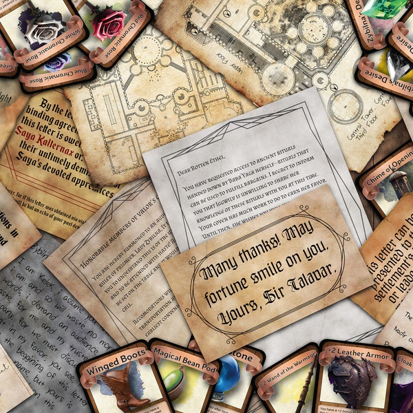 Witchlight Handouts - Etsy