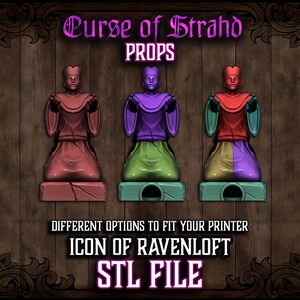 Curse of Strahd 3D Printable Prop - Icon of Ravenloft - Dice Tower ...