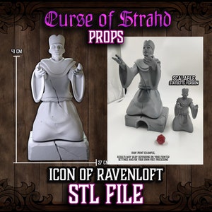 Curse of Strahd 3D Printable Props Set: Sunsword, Ravenkind Symbol (STL ...