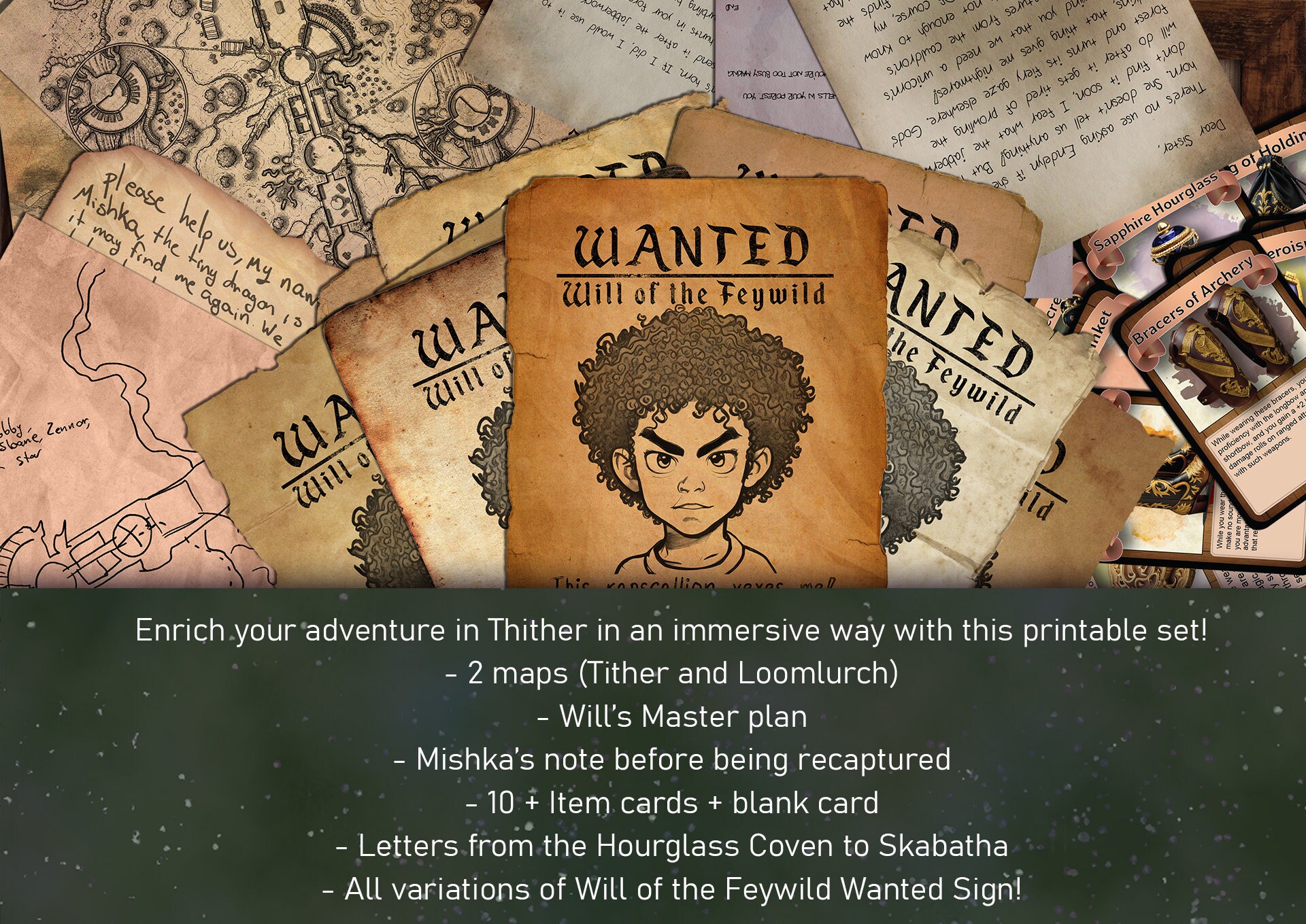 Wild Beyond the Witchlight D&D Handouts CHAPTER 03 Bundle Dnd Campaign ...