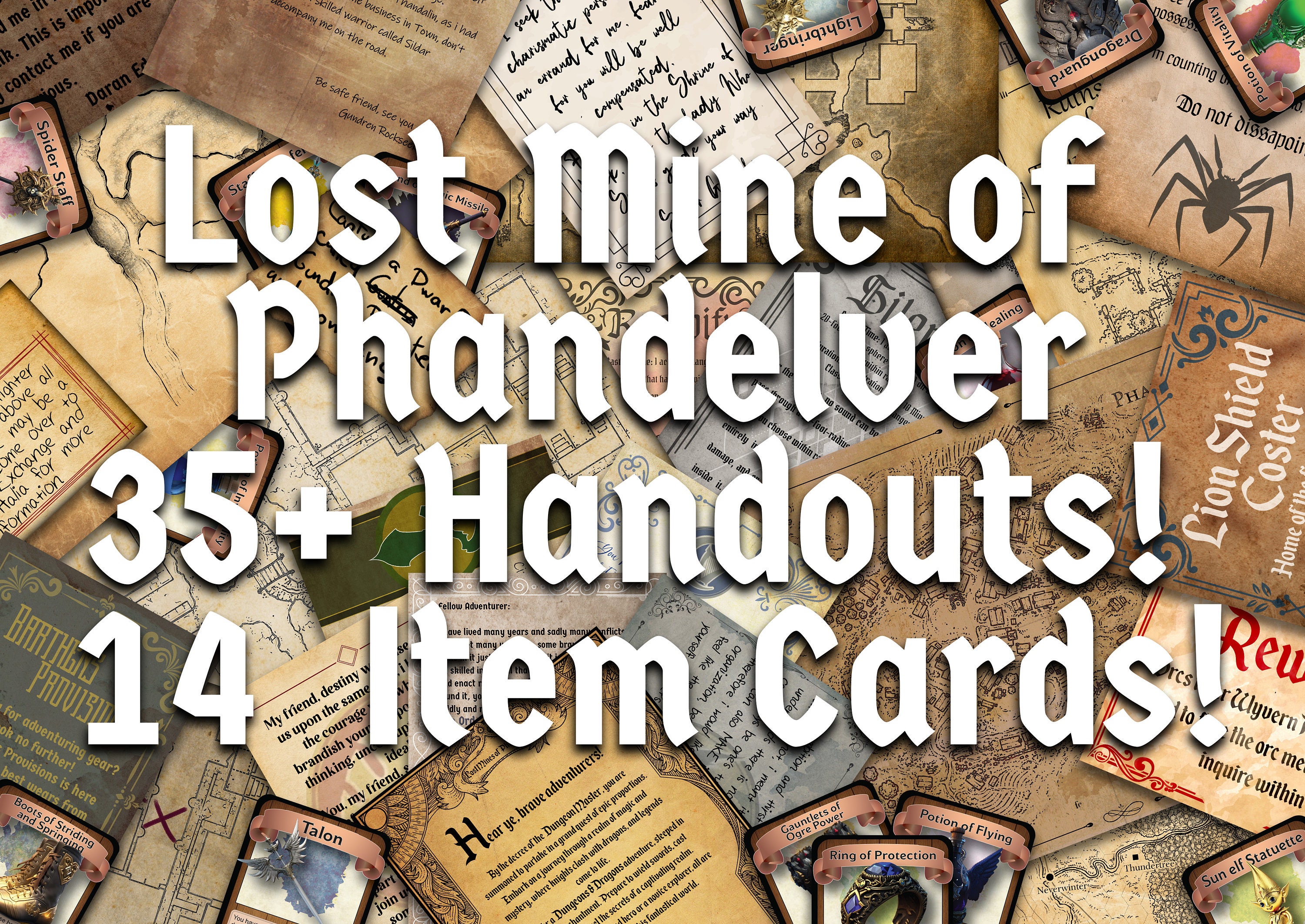 Lost Mine of Phandelver D&D Handouts Bundle Campaign Assets - Etsy ...