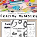 Number Tracing Worksheets, Basic Number Skills, Preschool Tracing ...