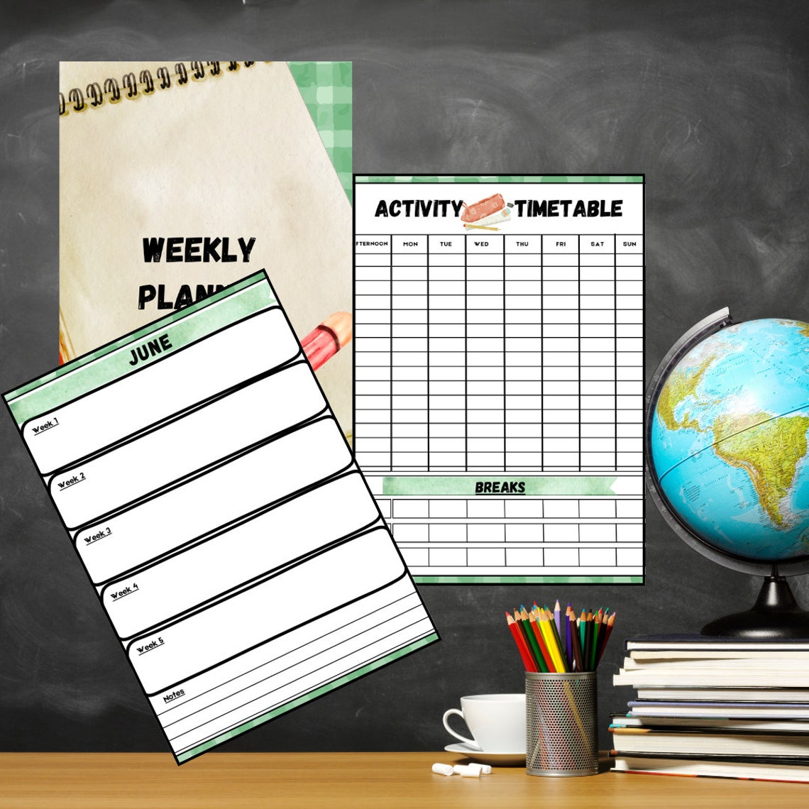 Teacher Lesson Plan, Teacher Record Book, Lesson Plan Book, Teacher ...