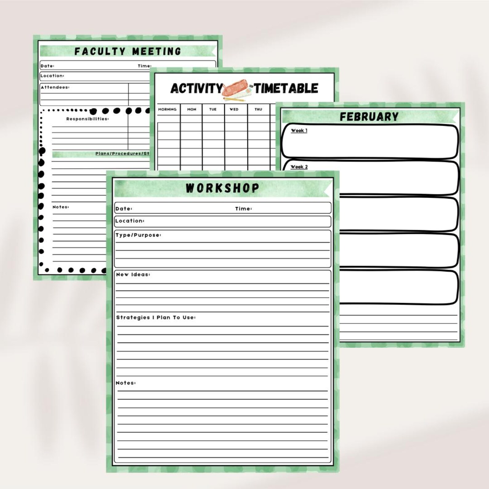 Teacher Lesson Plan, Teacher Record Book, Lesson Plan Book, Teacher ...